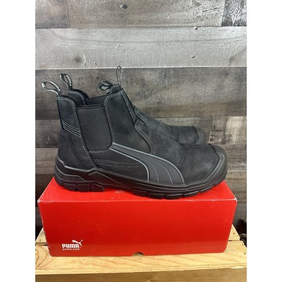 Puma | Shoes | Puma Safety Mens Tanami Black Mid 6 Work Boot Composite ...